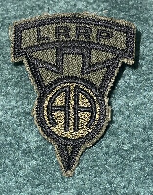 Original Vietnam Era 82nd Airborne Recondo LRRP Subdued Patch | eBay