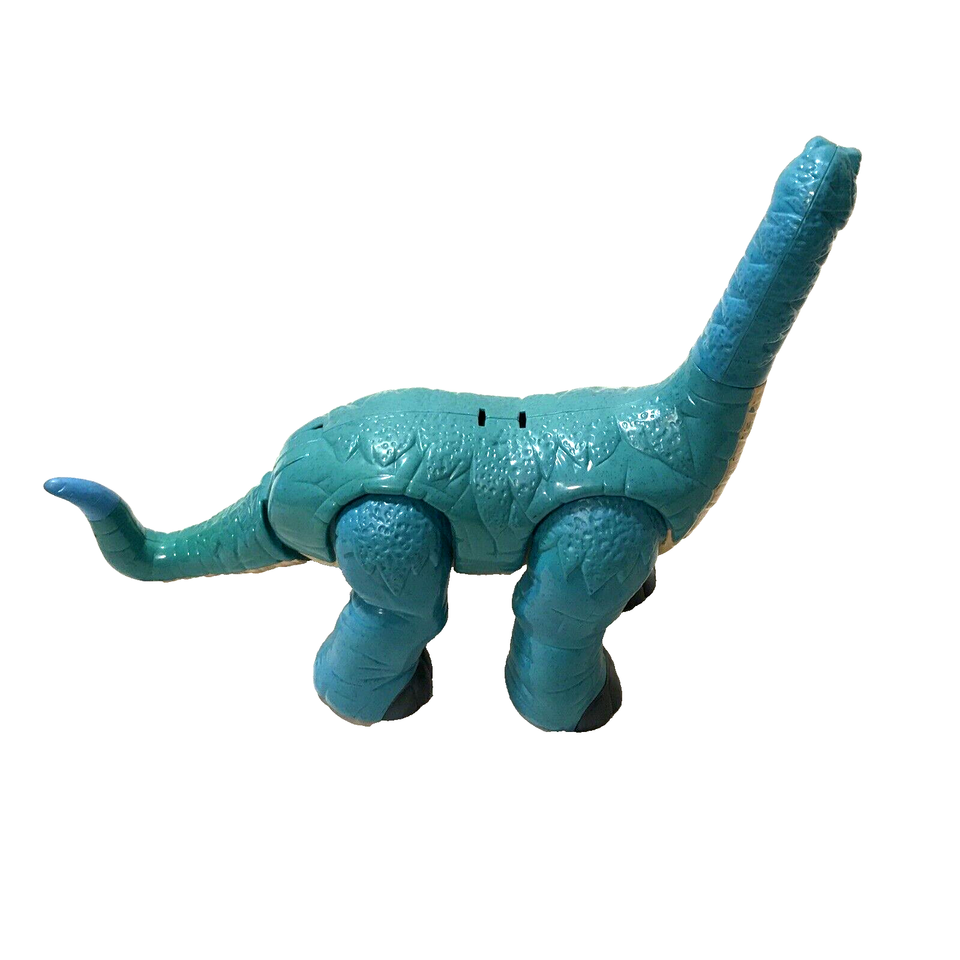 Fisher Price FP Imaginext Apatosaurus Blue Dinosaur Moving Jointed 11 ...