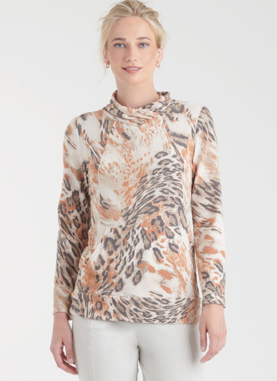 NEW LOOK SEWING PATTERN 6771 MISSES 4-26 EASY KNIT LONG SLEEVE TOP PULL ...