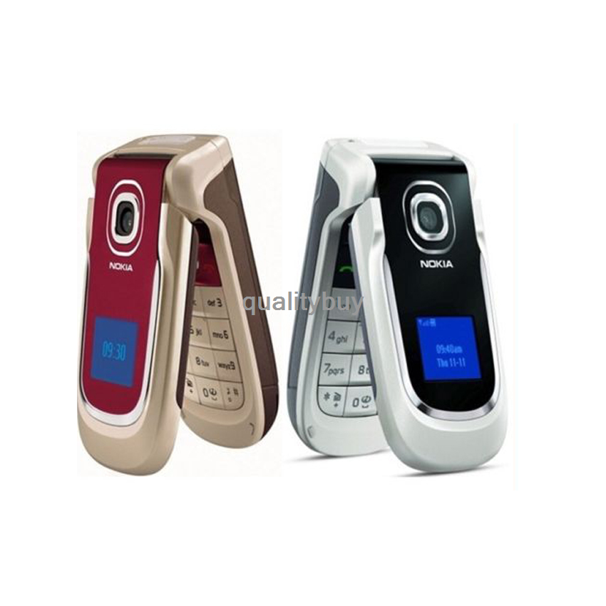 Original Nokia 2760 Red Black Flip Bluetooth MP3 Player FM Radio Cell ...