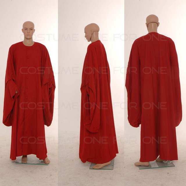 Star Wars Emperor Palpatine Darth Sidius Dark Red Robe Cloak Cosplay ...