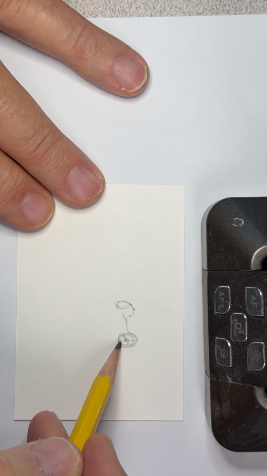 ORIGINAL Hand Painted Pen and Watercolor (ACEO) A Strange and Distant ...