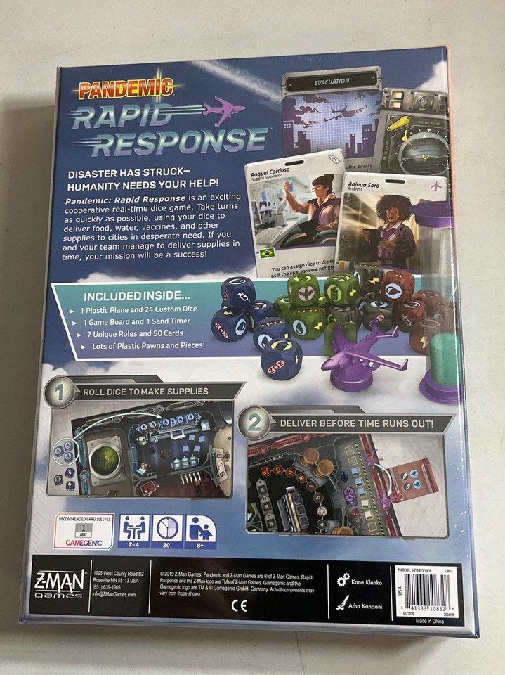 Pandemic: Rapid Response Z-Man Games | eBay