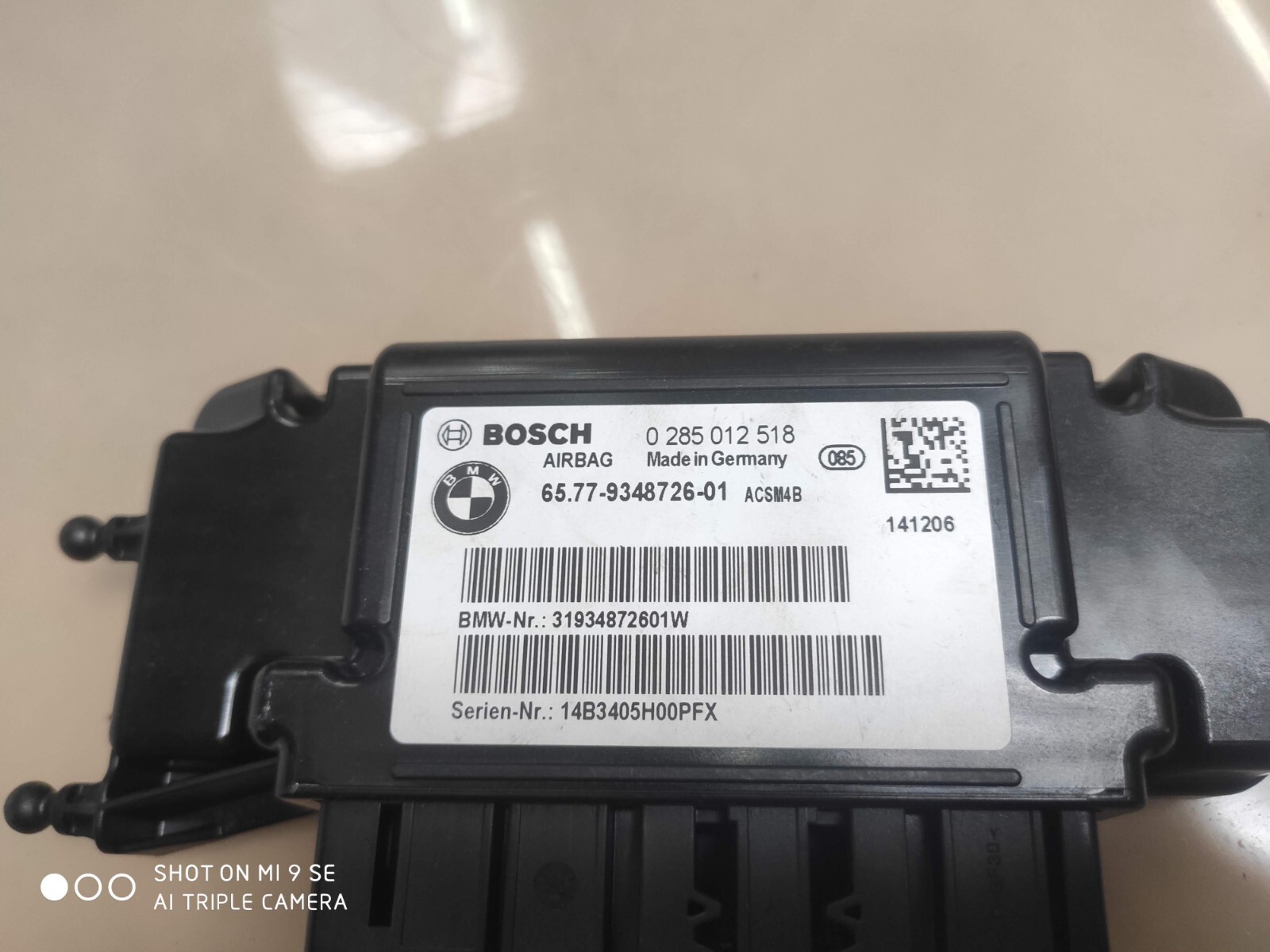 Bmw M2 M3 M4 f80 f87 f83 f82 f30 f32 f20 SRS Control Module unit ...