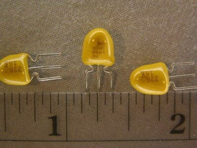 10 Kemet T398F226M016AS 22uF 16V 20% 3-Lead Dipped Tantalum Caps | eBay