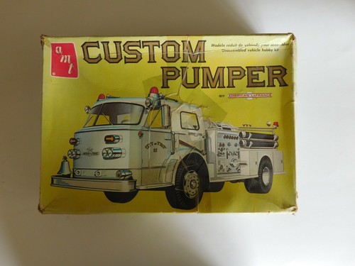 Vintage AMT Custom Pumper Fire Engine Model By American LaFrance 1:25 ...