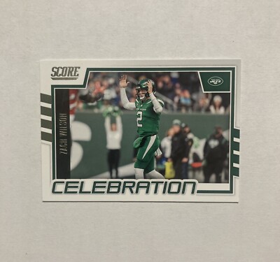 Zach Wilson 2022 Score Celebration Insert #C-ZW - New York Jets | eBay