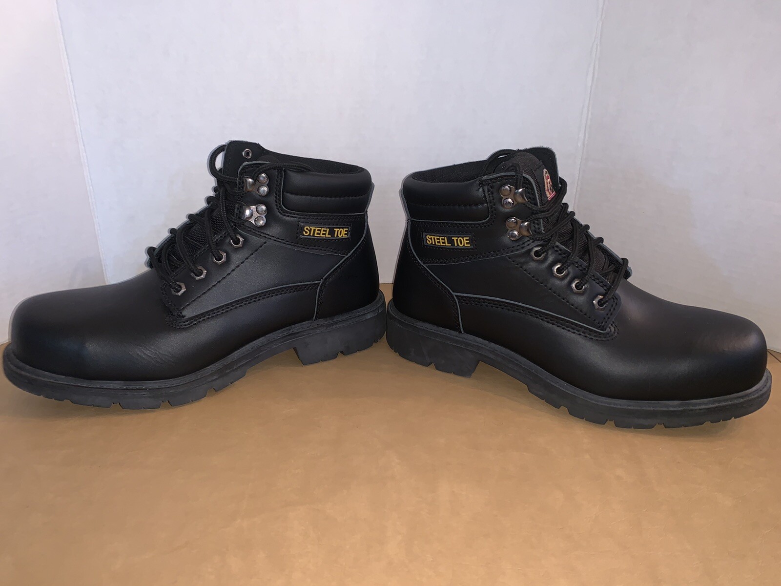 Brahma Men's Gus Steel Toe Slip Resistant Work Boot B… - Gem