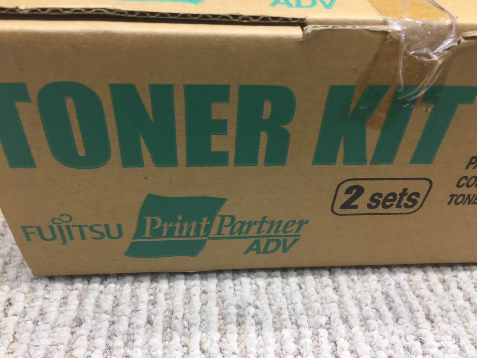 GENUINE FUJITSU ADV PRINT PARTNER TONER KIT 345G CA04040-C731 BLACK | eBay