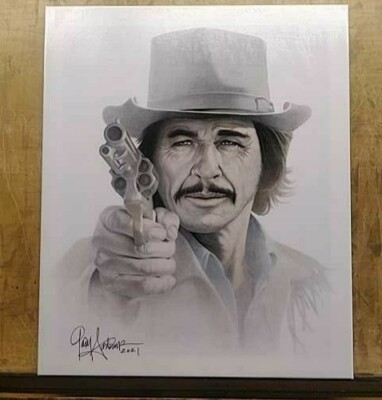 CHARLES BRONSON PAINTING BY GARY SADERUP | eBay
