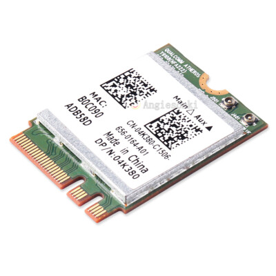 Atheros QCNFA222 AR5BWB222 2.4/5GHz BT4.0 802.11ABGN Wifi Card 4K380 M ...