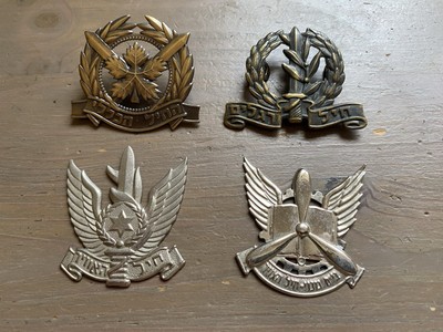 Lot of 4 Israel IDF Army Pins And Badges Collectible ZAHAL Military | eBay