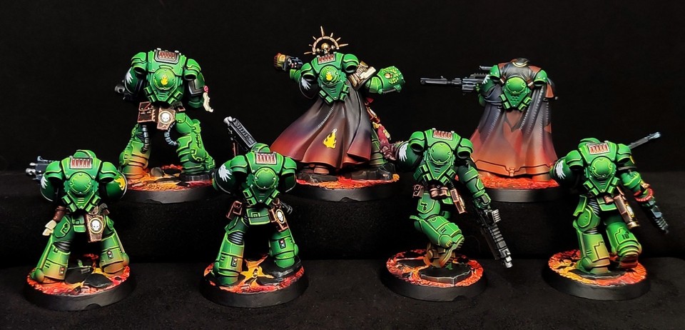 Salamanders Angels of Death Kill Team painted Warhammer 40k Space ...