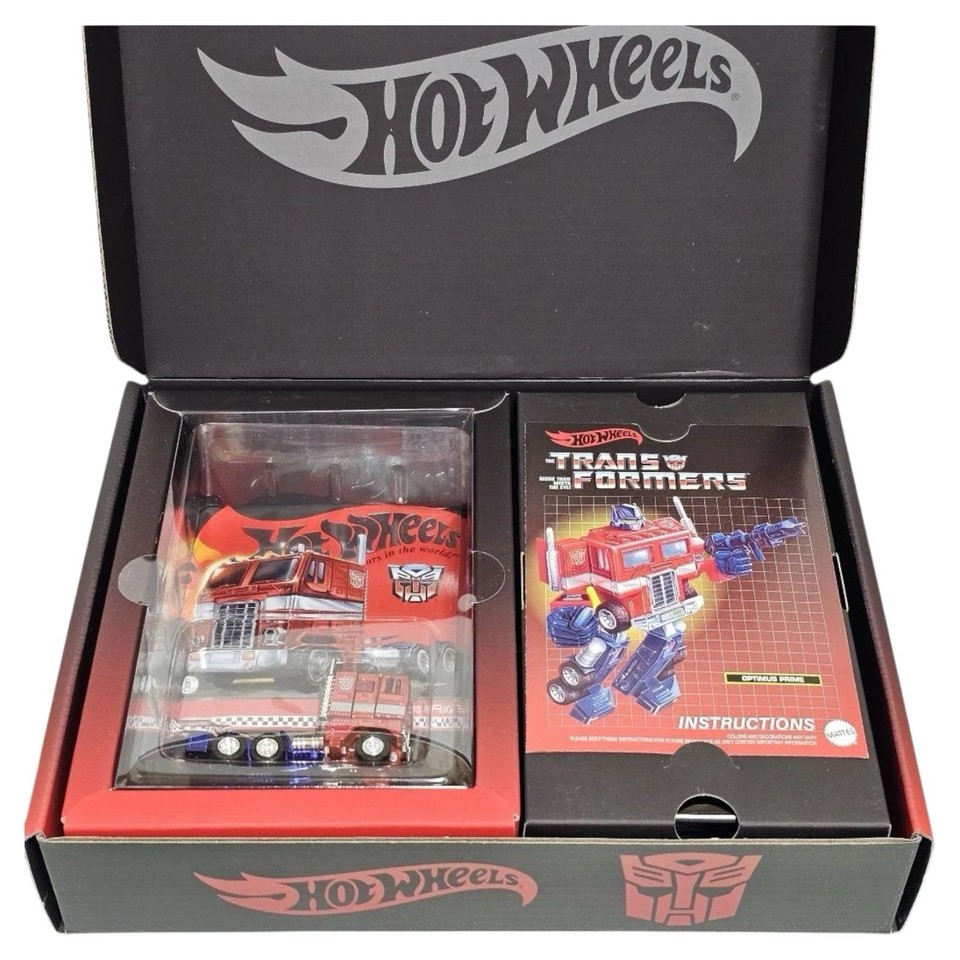 Hot Wheels 2024 Transformers RLC Exclusive Optimus Prime Transforming ...