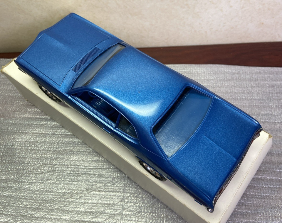 VINTAGE 1975 DODGE DART PROMO MODEL CAR BLUE METALLIC NEAR MINT! | eBay