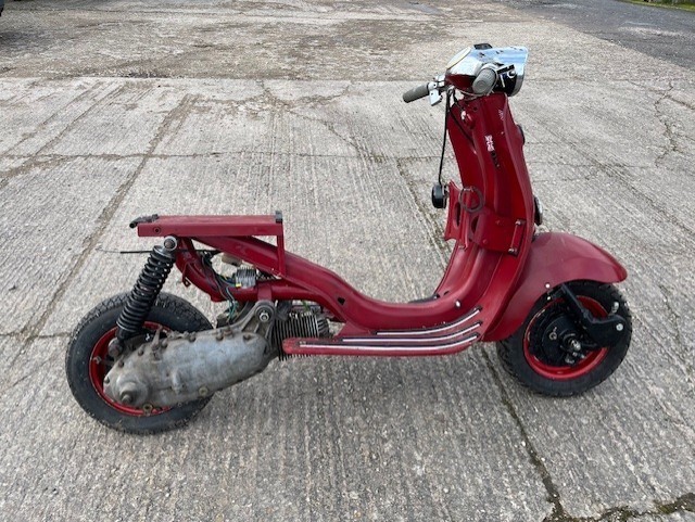 LAMBRETTA SPECIAL (TRIUMPH T10) HYBRID PROJECT UK REG V5 | eBay UK