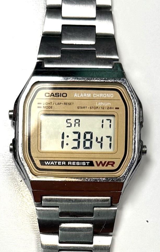Vintage WORKING Casio & Timex Digital Watch Lot: Casio A158 & 3240 ...