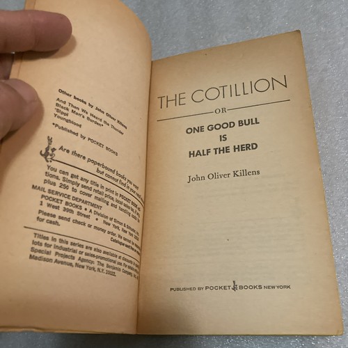 The Cotillion by John Oliver Killens vintage Paperback 1972 | eBay