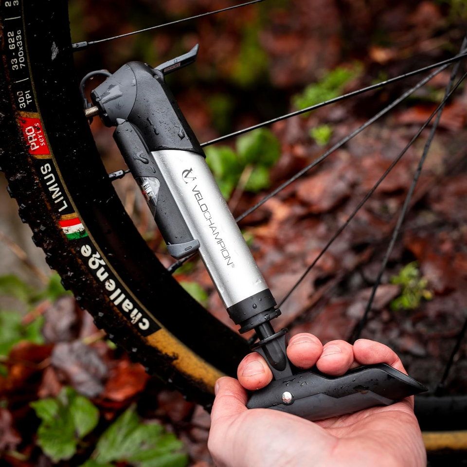 Velochampion Mini Bike Pump with Frame Mount | Portable Compact Alloy ...