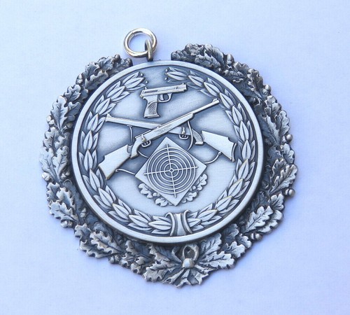 Medaille Anhänger Taler für Schützenkette Gravur kostenlos Kranz versch ...