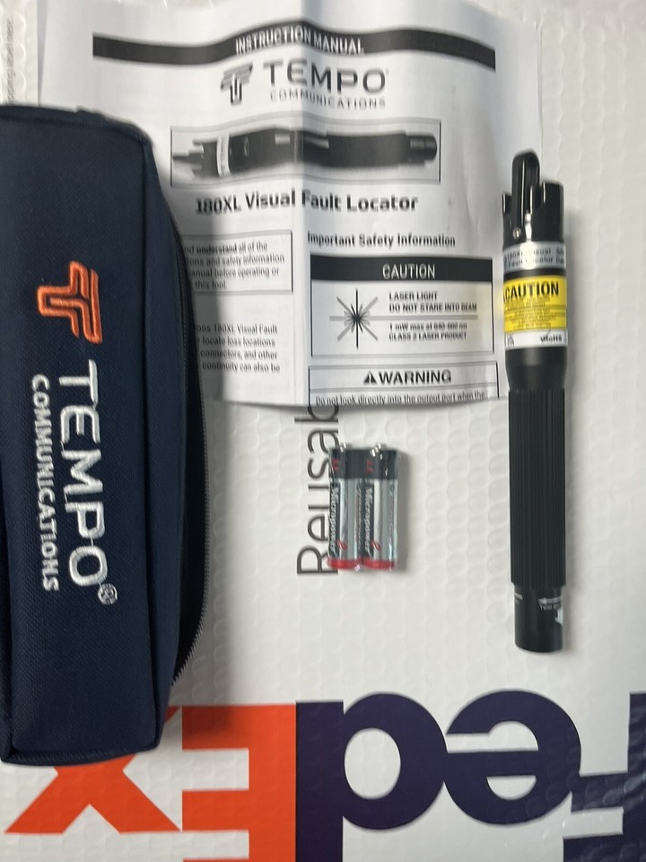 Tempo 180XL Visual Fault Locator Kit | eBay