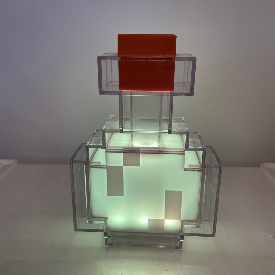 Minecraft Mojang Color Changing LED Light Up Potion Bottle 2018 Night ...