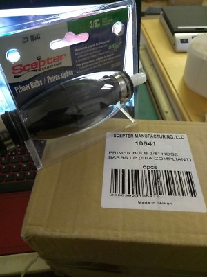 6 Scepter Marine Primer Bulb 10541 | eBay