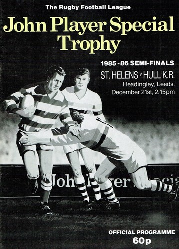 ST HELENS RUGBY LEAGUE MATCH PROGRAMMES (SIX) 1984 1985 1987 1989 ...
