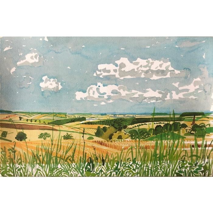 David Hockney “ MID SUMMER IN EAST YORKSHIRE 2004 ” Official Print Set ...