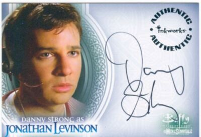 Buffy TVS Men Of Sunnydale Autograph Card A6 Danny Strong As Jonathan ...