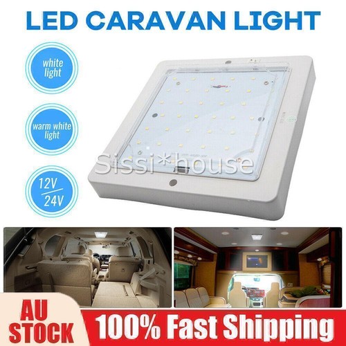 12V LED Interior Lamp Ceiling Cabin Lights Super Light Caravan Trailer ...