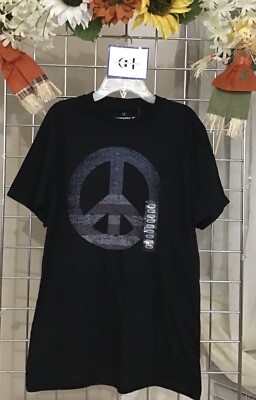 Ripple Junction Peace American Flag Short Sleeve T Shirt Men Size S | eBay