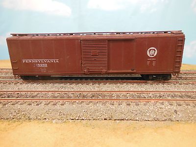 HO SCALE ATHEARN PENNSYLVANIA 118489 50' BOX CAR KIT BUILT | eBay
