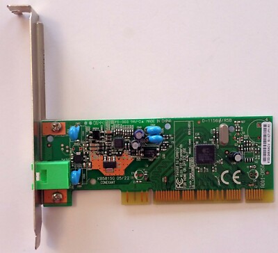 HP Conexant RD01-D850 PCI V92 56K Dialup Data Fax/Modem Card 5188-2907 ...