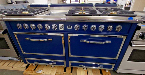 VIKING TUSCANY SERIES 66" DUAL FUEL RANGE 6 BURNER GRIDDLE 2 OVENS ...