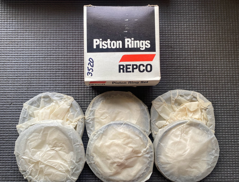 Repco Engine Piston Ring Set - #C 3520-STD - Fits Bobcat, Capri & Pinto ...