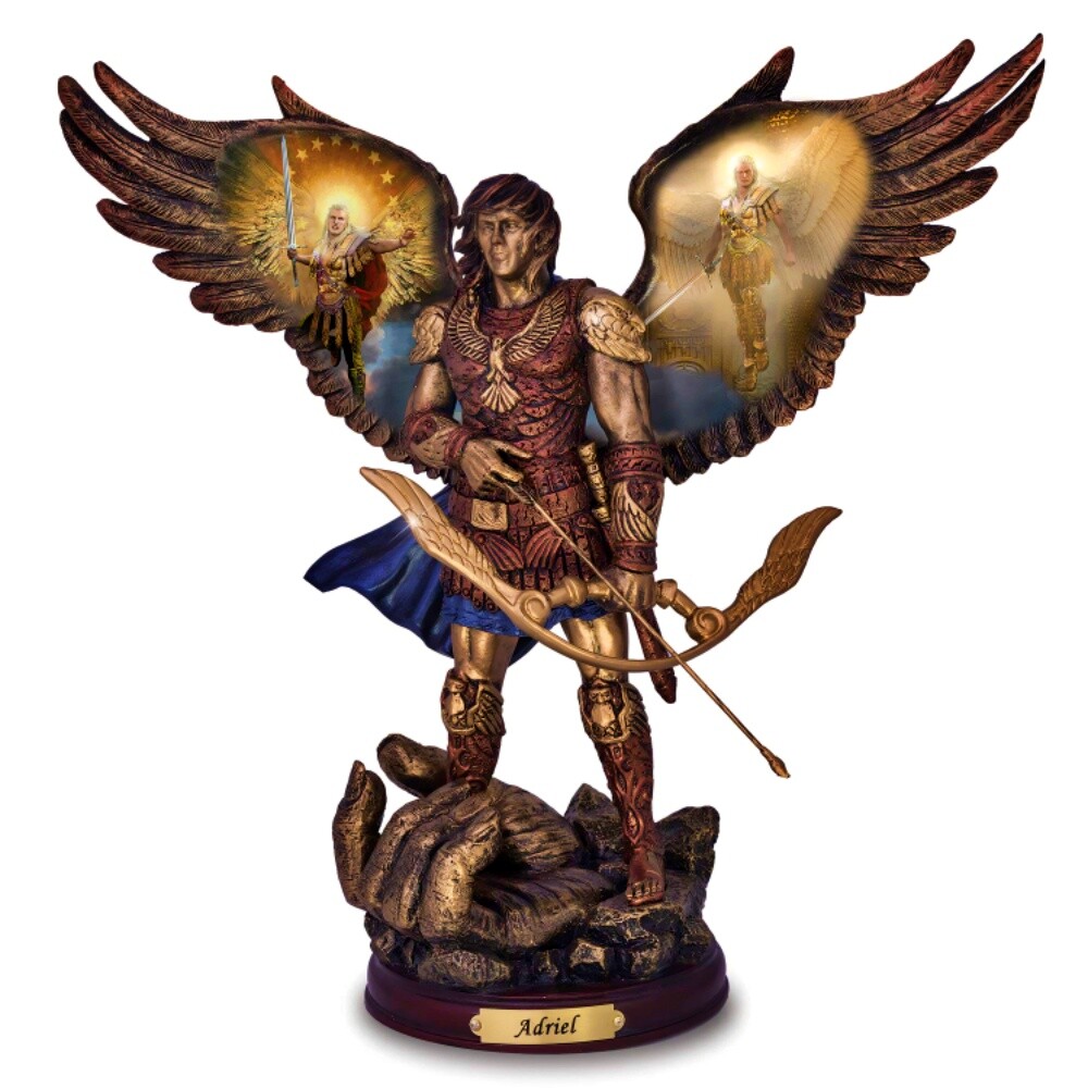 Bradford Exchange Adriel Archangels of Light Bronze Sculpture ...