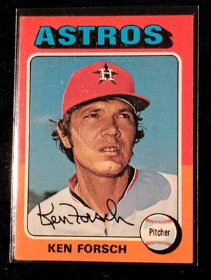 1975 Topps Baseball - #357 Ken Forsch - Houston Astros VG-EX Condition ...