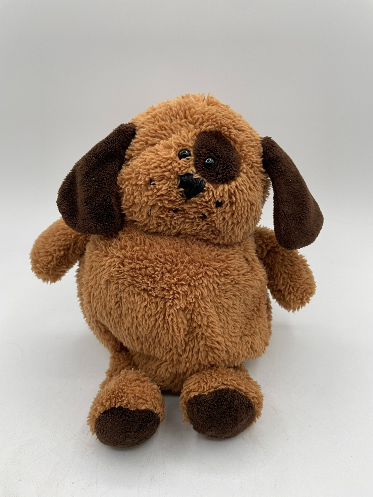 RARE Ganz Chubbs Dog plush Puppy Brown H11479 Chubby Fat Round 10" | eBay