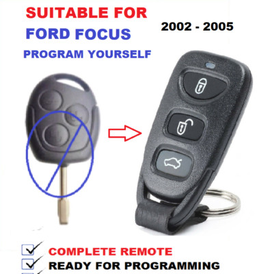 REMOTE CONTROL FOB SUITABLR FOR FORD FOCUS KEYLESS ENTRY 2002 2003 2004 ...