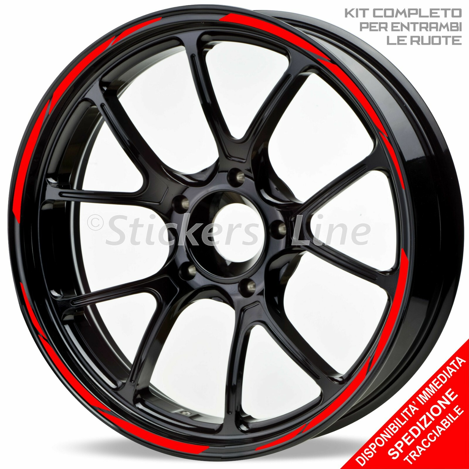 Stickers Wheels Motorcycle Ducati Monster 2010 Stripes Wheels Trims R5 ...