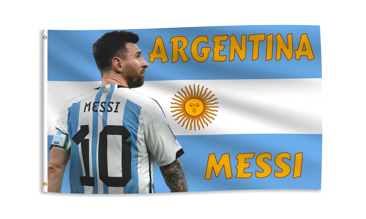 Argentina Messi Flag Hd