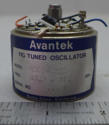 Avantek Y083-4038 Yig Tuned Oscillator 10.0 to 21.0 GHz | eBay