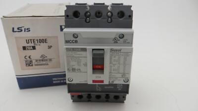 LS MCCB UTE100E SUSOL CIRCUIT BREAKER 20A 3P 240/480VAC 50/25KA | eBay