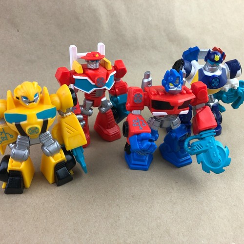 Transformers Rescue Bots Hasbro Playskool Lot of 4 Toy Figures ...