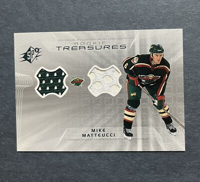 2001-02 SPx Rookie Treasures Mike Matteucci #RT-MM Rookie RC | eBay