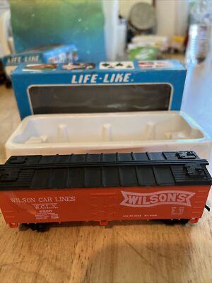 Vintage Life-Like Wilson’s Car Lines Reefer Car HO Scale Train Car ...