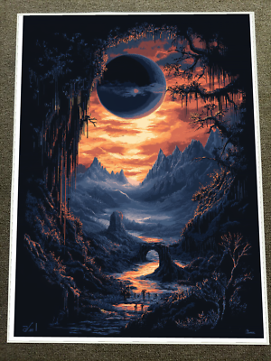 Gothic Moon Art Skull Phantom Beneath The Full Moon GIFTaze