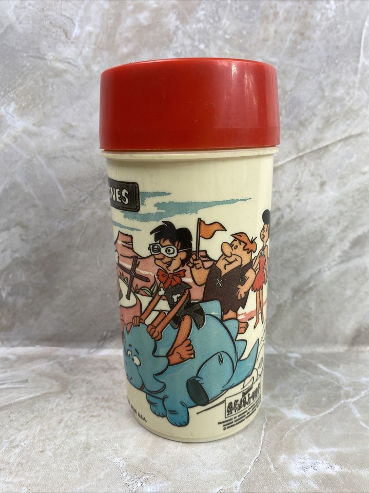 1971 Flintstones Pebbles And Bamm Bamm Thermos Aladdin Safety Seal | eBay