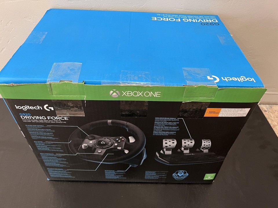 Logitech G920 Driving Force Racing Wheel - Lightly Used 788619249293| eBay